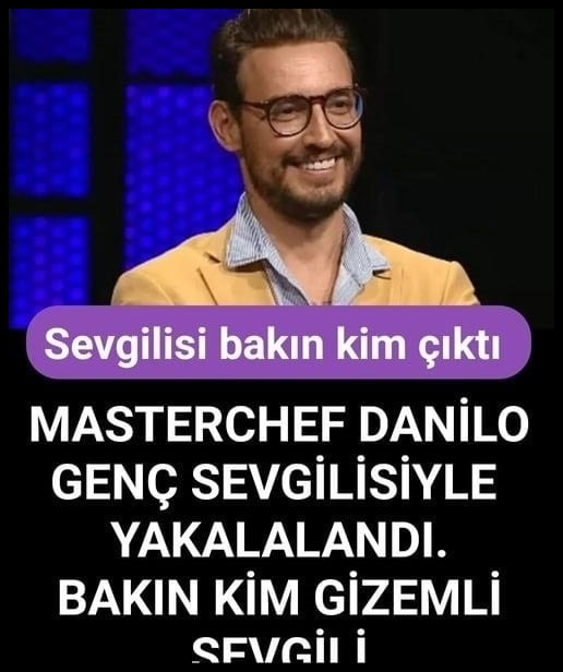 MasterChef Danilo genç sevgilisiyle foto galerisi 1. resim