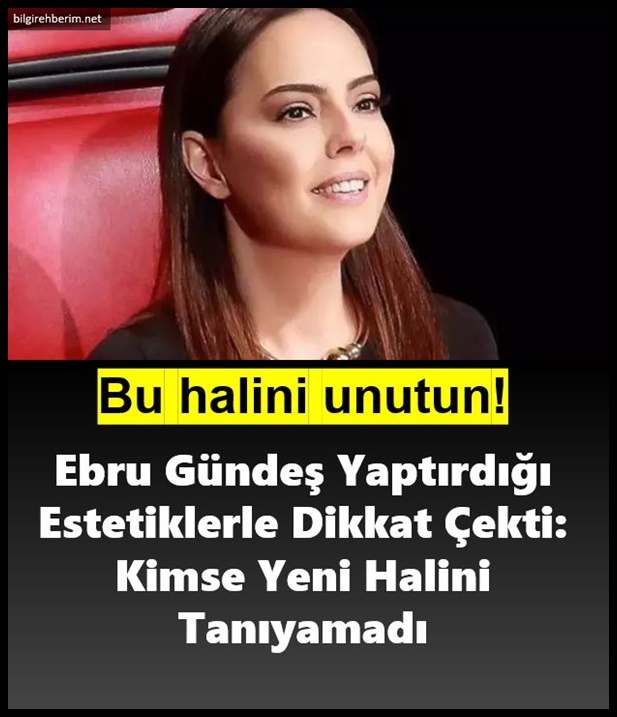Ebru Gündeş'in Yeni Halini Kimse Tanıyamadı foto galerisi 1. resim